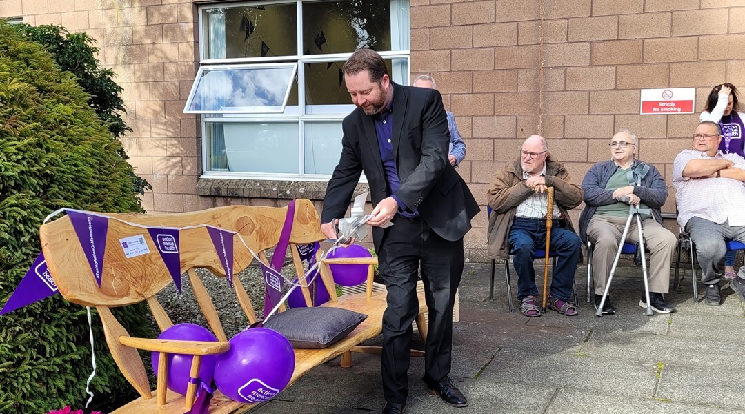 Commissioner launches Antrim 'Chatty Bench' | Commissioner for Older ...